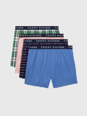 Woven Cotton Boxer 4-Pack | Tommy Hilfiger