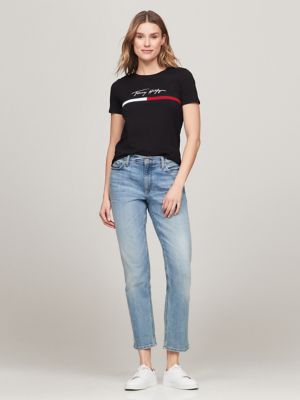 Tommy Signature Flag Stripe T-Shirt | Tommy Hilfiger
