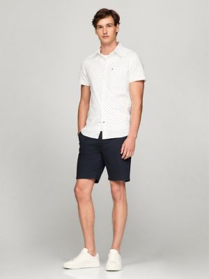 Slim Fit Microprint All-Day Shirt | Tommy Hilfiger