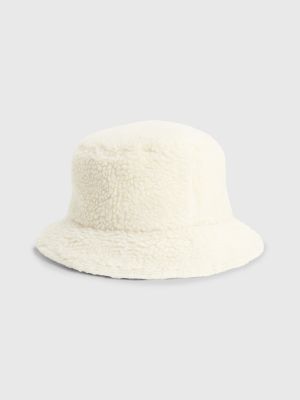Kids' Heritage Logo Plush Bucket Hat | Tommy Hilfiger USA