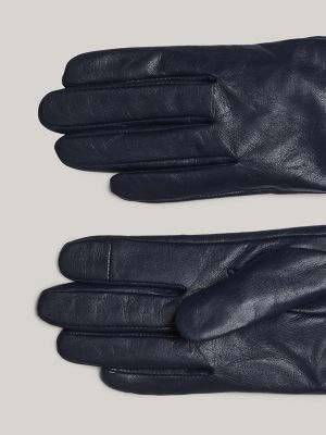 Stripe Knit Leather Glove | Tommy Hilfiger USA