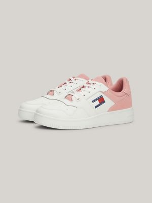 TJ Retro Leather Basketball Sneaker | Tommy Hilfiger USA