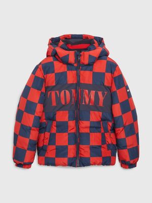 Kids' Checkerboard Puffer Jacket | Tommy Hilfiger