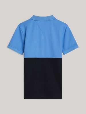 Kids' Regular Fit Tommy Colorblock Polo | Tommy Hilfiger