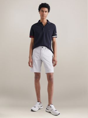 Slim Fit Flag Cuff Polo | Tommy Hilfiger USA