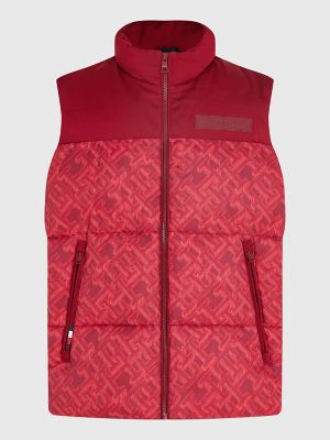 Red tommy hilfiger vest store
