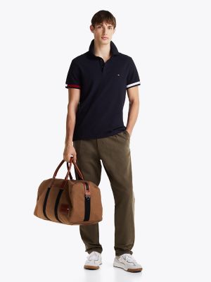 Slim Fit Flag Cuff Polo | Tommy Hilfiger Canada