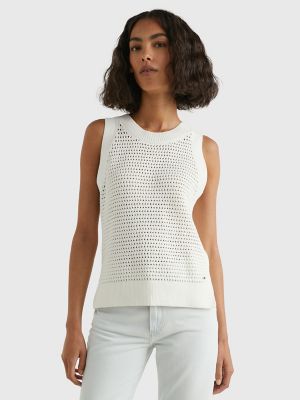 Open Knit Sweater Tank | Tommy Hilfiger