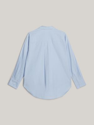 Oversized Cotton Popover Shirt | Tommy Hilfiger