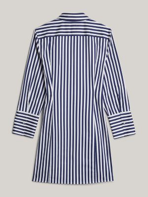Banker Stripe Mini Shirtdress | Tommy Hilfiger USA